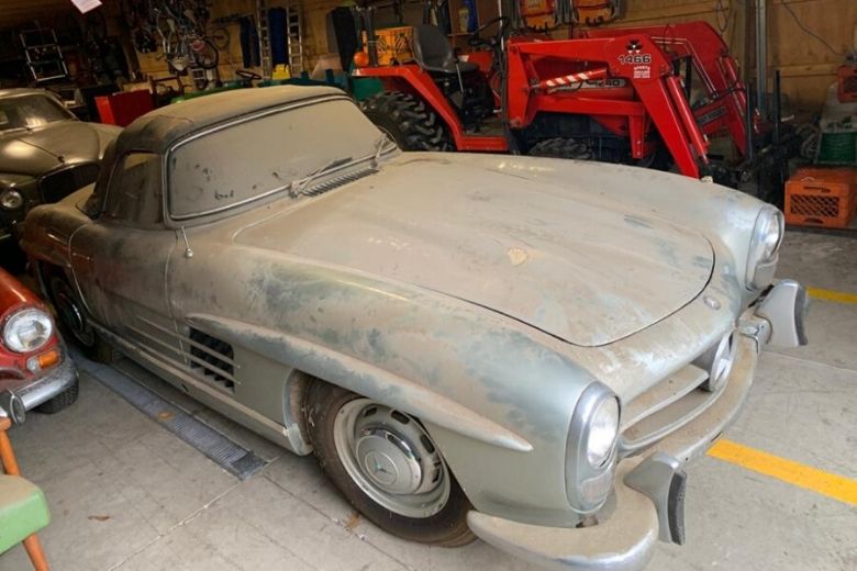 Oude Mercedes-Benz staat 40 jaar in de schuur en is nu 1 miljoen dollar ...