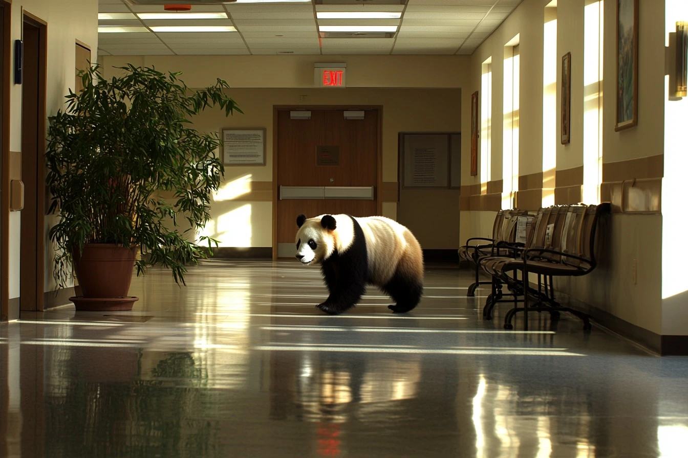 Pandabeer breekt in bij ziekenhuis - verpleegster in tranen door wat ...